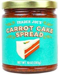 Amazon.com : Trader Joe’s - Carrot Cake Spread NET WT. 10 Oz (283g) : Grocery & Gourmet Food