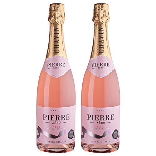 Pierre Chavin Zero Sparkling Rose Non-Alcoholic Sparkling Rose Wine ...