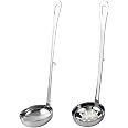 Amazon.com: DOITOOL Soup Ladle Small Soup Ladle With Holes Strainer ...