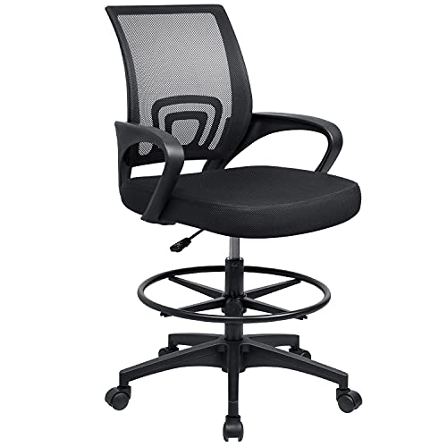 Furmax Drafting Chair Tall Office Chair with Ergonomic Back Drafting ...