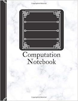 New brand computation notebook :Engineering Notebook - 100 Pages (8.5 X ...