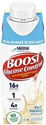 Nestle Boost Glucose Control Balanced Nutritional Drink Very Vanilla 8 ...