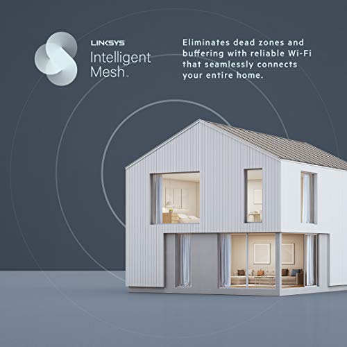 Linksys Mesh Wifi 6 Router, Dual-Band, 3,000 Sq. ft Coverage, 40 ...