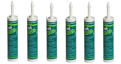 Dow Corning 786 White Silicone RTV Sealant 6 Pack - Want It All