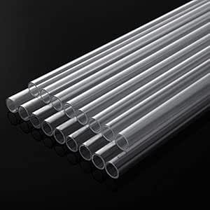Amazon.com: ZIQI 16PCS Clear Rigid Tubing 1/2" OD, Plastic Rigid PETG ...