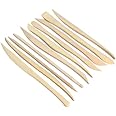 Amazon.com: Vktech 10PCS Wooden Clay Sculpture Knife Pottery Sharpen Modeling Tools Set (10PCS ...