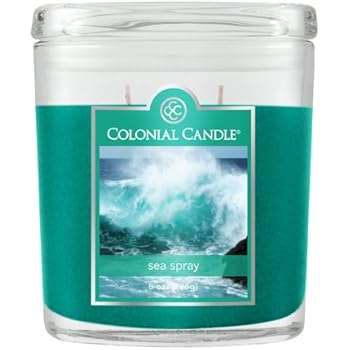 Amazon.com: Colonial Candle Holiday Sparkle 8 oz Scented Oval Jar ...