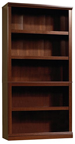 Sauder 5-Shelf Bookcase, Select Cherry Finish: Amazon.ca: Home & Kitchen