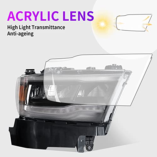 Faros delanteros LED Archaic para Dodge Ram 1500 2019-2022, conjuntos ...