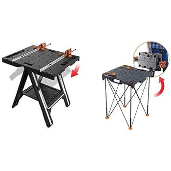 Amazon.com: WORX Pegasus Multi-Function Work Table and Sawhorse with ...