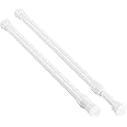 Amazon.com: KXLIFE 2 Pack Small Spring Tension Curtain Rod 12 to 20 ...