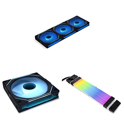 Lian Li UNI Fan SL-Infinity 120 RGB Triple Pack Black & UNI Fan SL ...