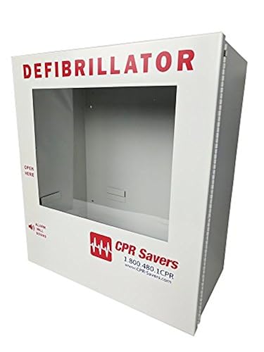 CPR Savers Surface Mount AED Defibrillator Cabinet (Without Alarm) in ...