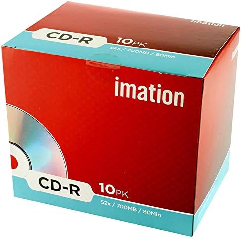 Imation 18645 CD-R 52x 10 Pack Slim Jewel Case price in UAE | Amazon UAE | kanbkam