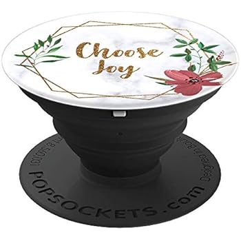 Amazon.com: Choose Joy Pink Inspirational Quote with Yellow Dots ...