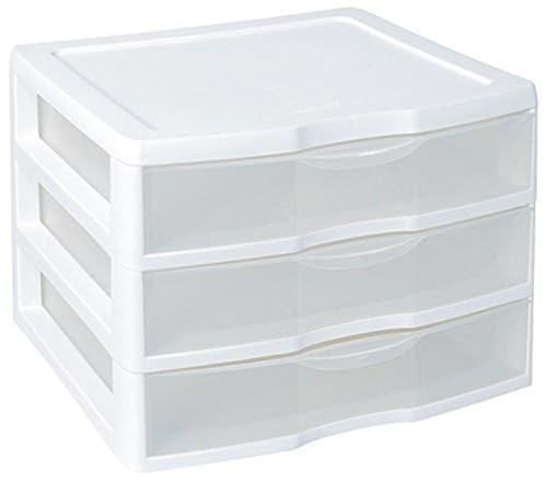 STERILITE 3 Drawer Wide Weave Tower, White - 1 Pack in Oman | Whizz ...