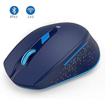 Amazon.com: TECKNET Bluetooth Wireless Mouse (BM308) (Blue): Computers ...