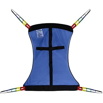 Amazon.com: Universal Mesh Bath Patient Lift Sling with Head Support ...