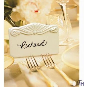 Amazon.com: CLASSIC PORCELAIN PLACE CARDS - SET OF 6: Home & Kitchen