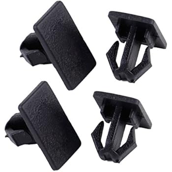 Amazon.com: beler 4pcs Black Plastic Rocker Panel Molding Clips For ...