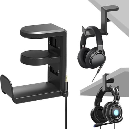 سعر YUUY Rotating Headphone Stand PC Gaming Headset Stand, Adjustable ...