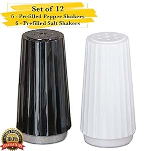 Amazon.com: MM Foodservice Prefilled Disposable Salt and Pepper Shaker ...
