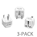 Amazon.com: BESTEK Grounded Universal Plug Adapter Travel Plug usa to ...