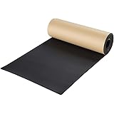 NATGAI Sponge Neoprene with Adhesive Foam Rubber Sheet 1/2” Thick X 12” Wide X 54” Long, Cut to ...