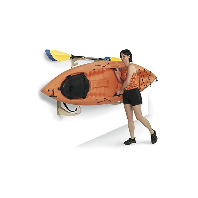 Talic Kayak Tilt - Wall Mounted Boat Storage Rack - MasterBasser