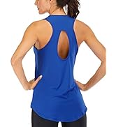 Amazon.com: ICTIVE Workout Tops for Women Loose fit Racerback Tank Tops ...