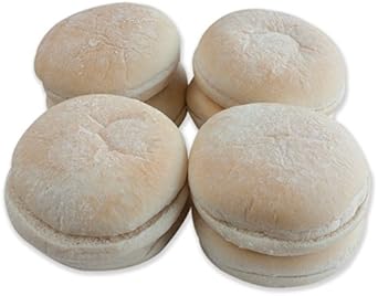 White 5" Floured Bap, 8 baps: Amazon.co.uk: Grocery