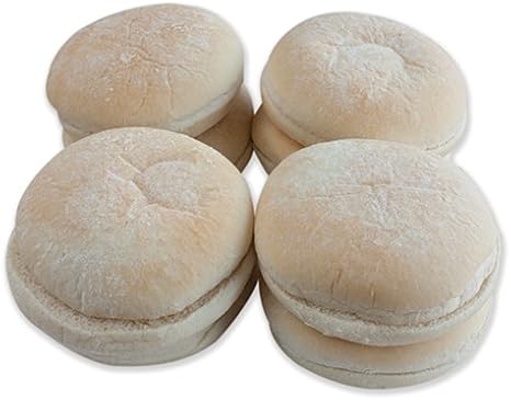 White 5" Floured Bap, 8 baps: Amazon.co.uk: Grocery