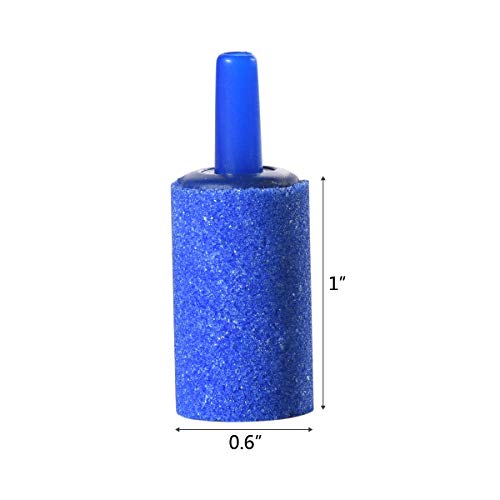 Alegi Small Aquarium Air Stones Cylinder Bubble Diffuser Airstones Fish ...