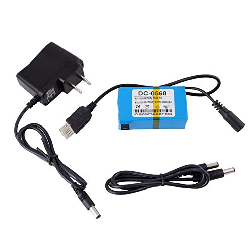 Top products 5V/12V USB Capacity 6800mAh DC 5V Rechargeable Battery US ...