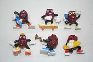 Amazon.com: Set of 6 Hardees Premium 1988 Vintage California Raisins ...