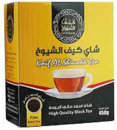 سعر Kaif Al Shiuokh Black Tea, 100 bags فى السعودية | بواسطة امازون ...
