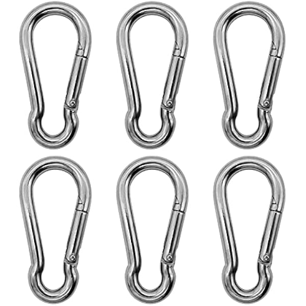 Trigger Snap Hook 4-Pack Double Ended Snap Hooks - 316 Stainless Steel ...