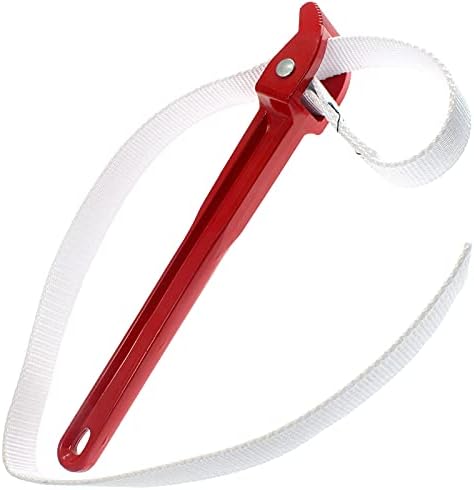 Bonsicoky 12 Inch Adjustable Strap Wrench, Multi-Purpose Nylon Belt ...