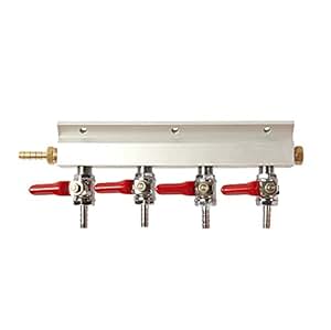 Amazon.com: Four Way Compressed Gas Manifold - Multi Gas Line ...