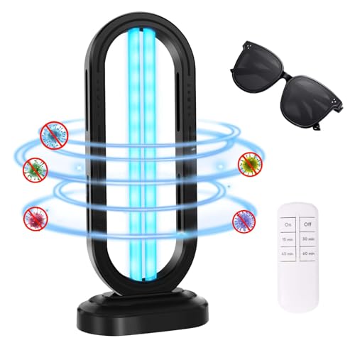 UV Light Sanitizer,4-Speed Timing and Remote Control UVC Home ...