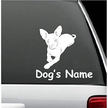 Amazon.com: Chihuahua Mama Vinyl Window Decal Dog Sticker: Automotive