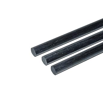Amazon.com: Carbon Fiber Rods 5mm x 1000mm for Kites, RC Airplanes, and ...