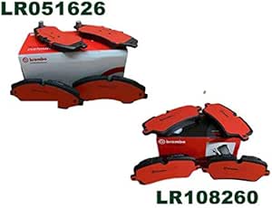 Amazon.com: LAND ROVER FRONT & REAR BRAKE PADS RANGE ROVER 13 ON ...