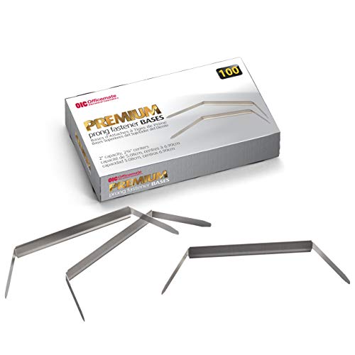 Officemate Premium Prong Fasteners Base Only 2 Inch Capacity 2 ...