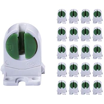 Leviton 13654-TWP Linear Fluorescent Lampholder, T5 Miniature Bi-Pin ...