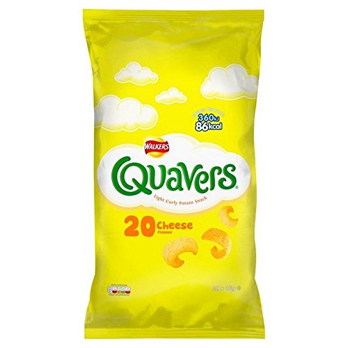 Walkers Quavers Cheese Snacks 20 x 16g: Amazon.co.uk: Grocery
