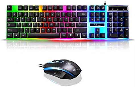 ZGB G21 Keyboard Wired USB Gaming Mouse Flexible Polychromatic LED ...