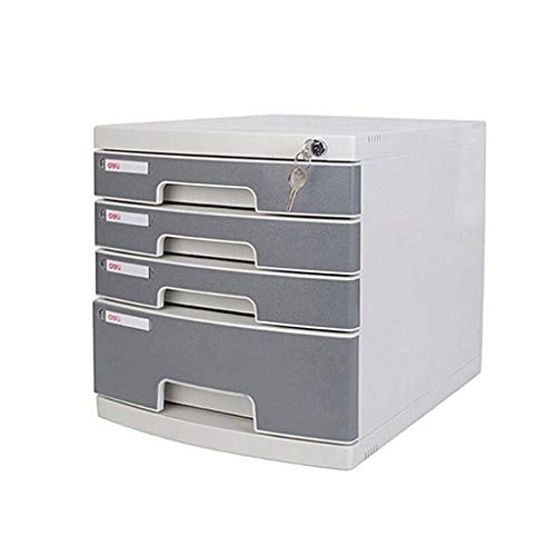 File Cabinet Lockable Desktop Plastic Multilayer Office File Data ...