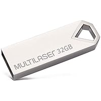 MULTILASER Diamond Pd 852 Pen Drive Usb Metálico, Prata, 32 GB | Amazon ...