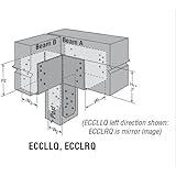 Amazon.com: Simpson Strong-Tie ECCLL464 Column Cap L End Left Direction ...